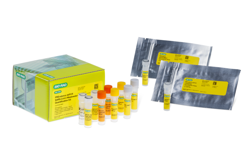 PREvalence ddPCR SARS-CoV-2 Wastewater Quantification Kit | Bio-Rad