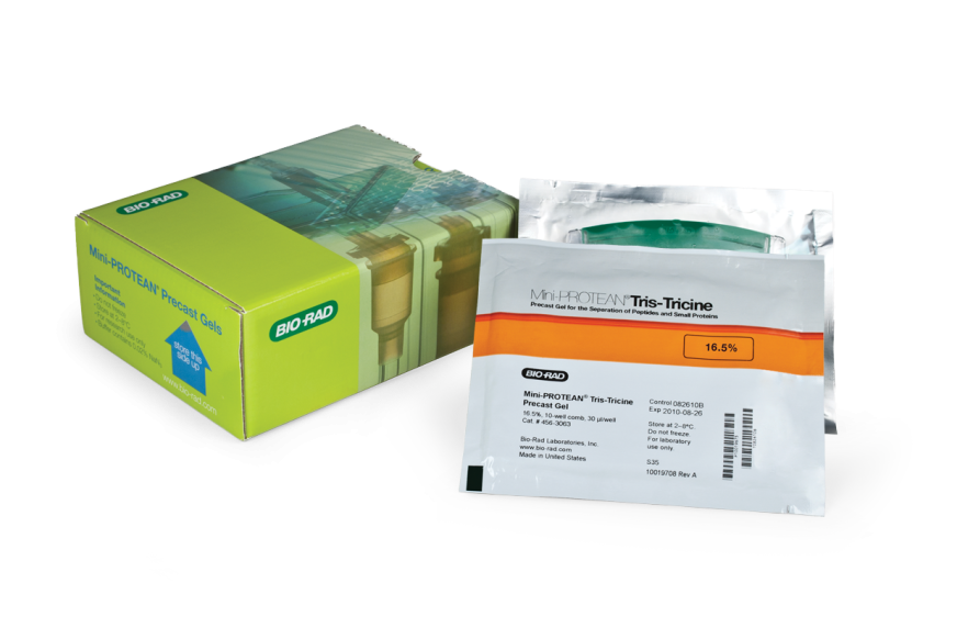 Mini-PROTEAN® Tris/Tricine Precast Gels | Bio-Rad