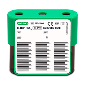 D-100 HbA1c Calibrator Pack #2901006 | Clinical Diagnostics | Bio-Rad